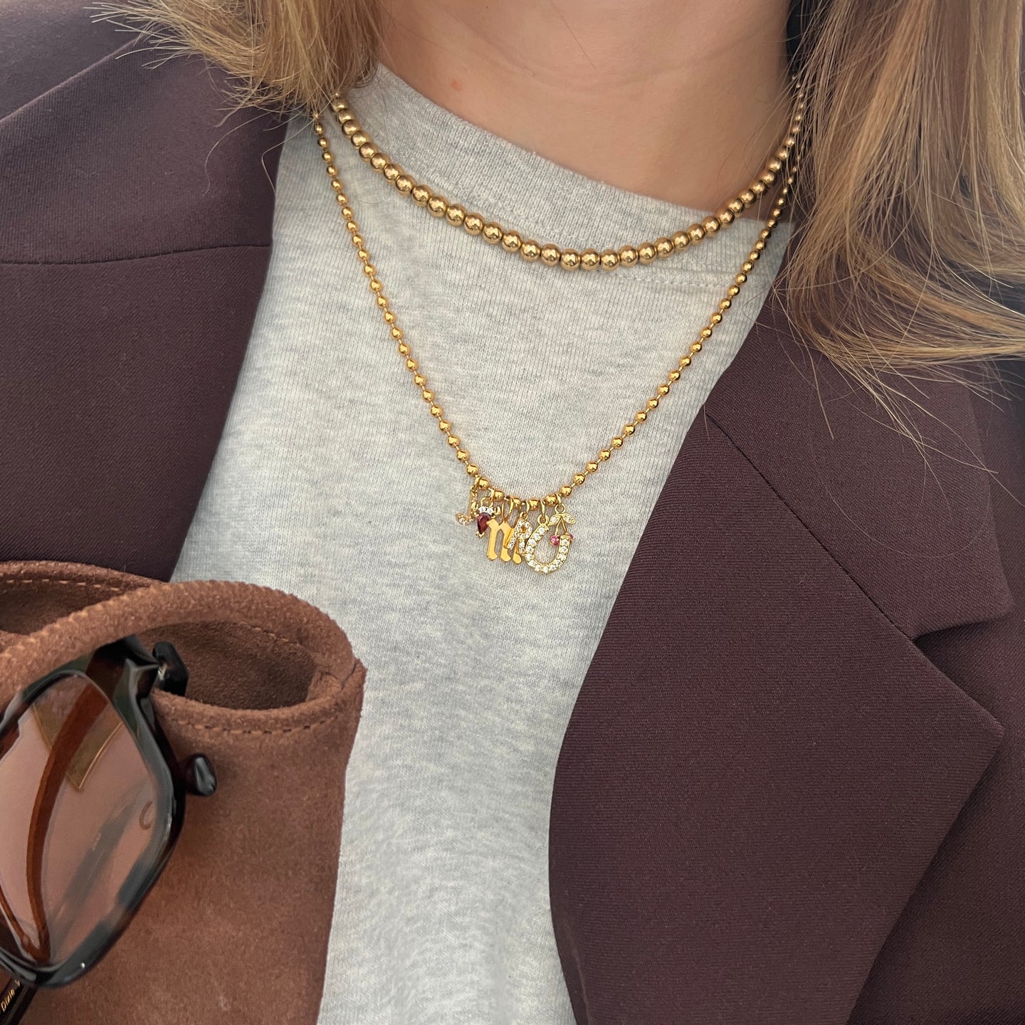 Bespoke Ball Chain Charm Necklace | Alexa Leigh