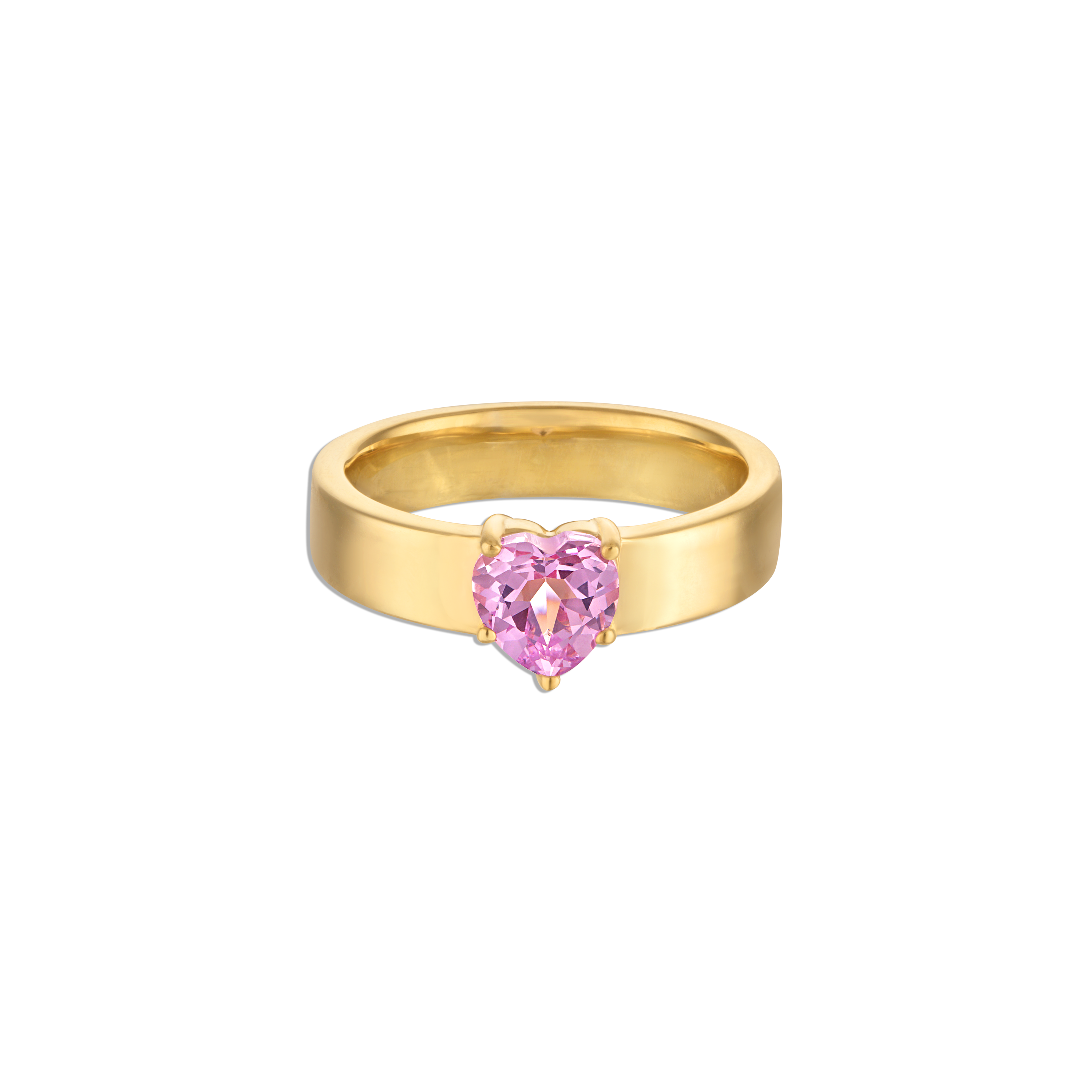 Heart Pinky Ring Rosé | Alexa Leigh