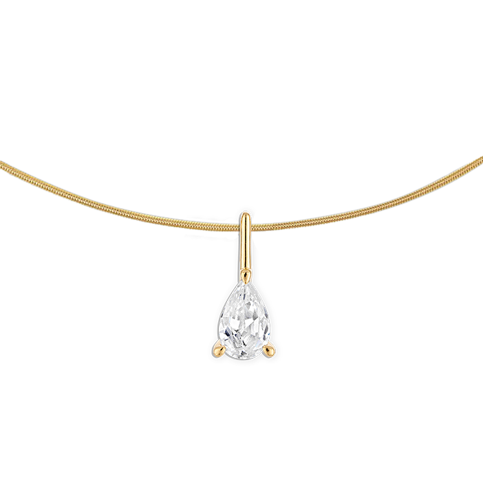 Linea Pear Snake Necklace – Alexa Leigh
