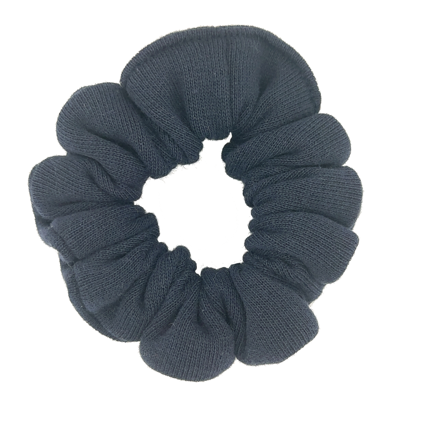 Navy Cotton Hair Scrunchie – Alexa Leigh